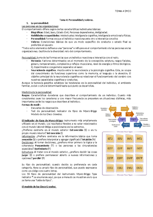 TEMA 3 - La percepción y la toma de decisiones - TEMA 3: PERCEPCIÓN Y ...