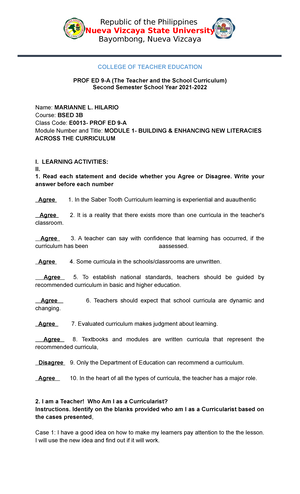 CBAR - CBAR-MAJOR IN FILIPINO - Sapagkat malaking parte ang pamamaraan ...
