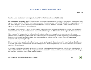 Chat GPT Fact-checking Assignment- Which is more important for learning neurogenesis or synaptic ...