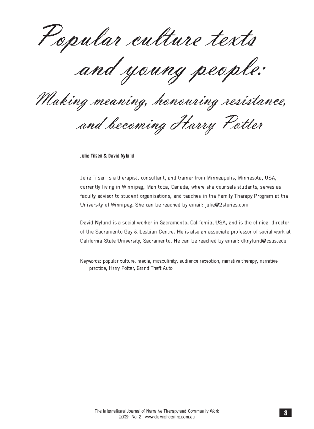 2009 2 Popular Culture Pages Cultura popular americana - The ...