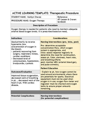 Ati - enteral feeding - Lecture notes 9 - ACTIVE LEARNING TEMPLATE ...