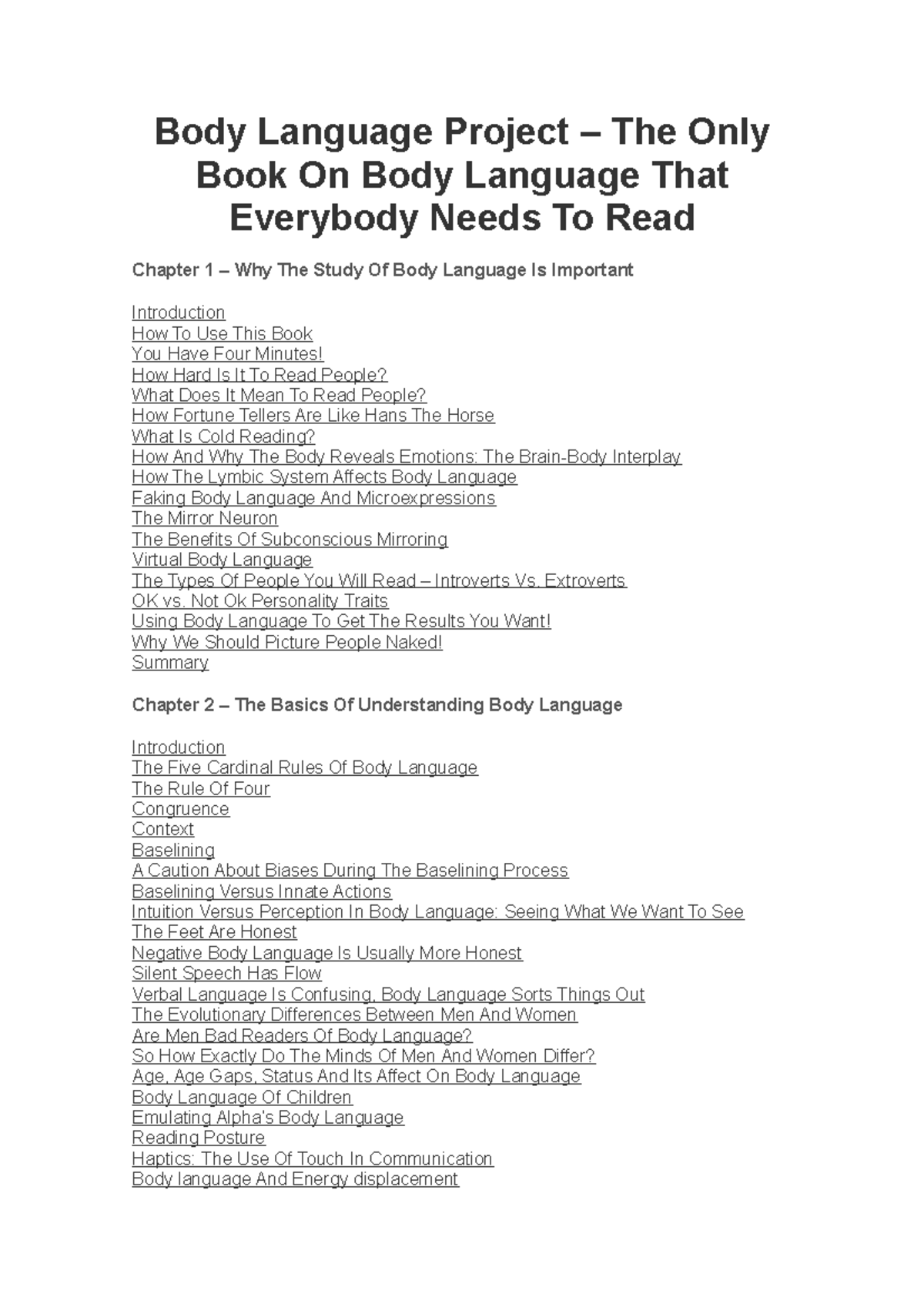 Body Language Project - Extroverts OK vs. Not Ok Personality Traits ...