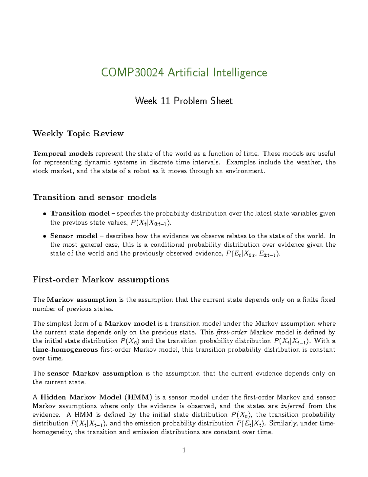Tutorial-week11 - tutorial - COMP30024 Artificial Intelligence Week 11 ...