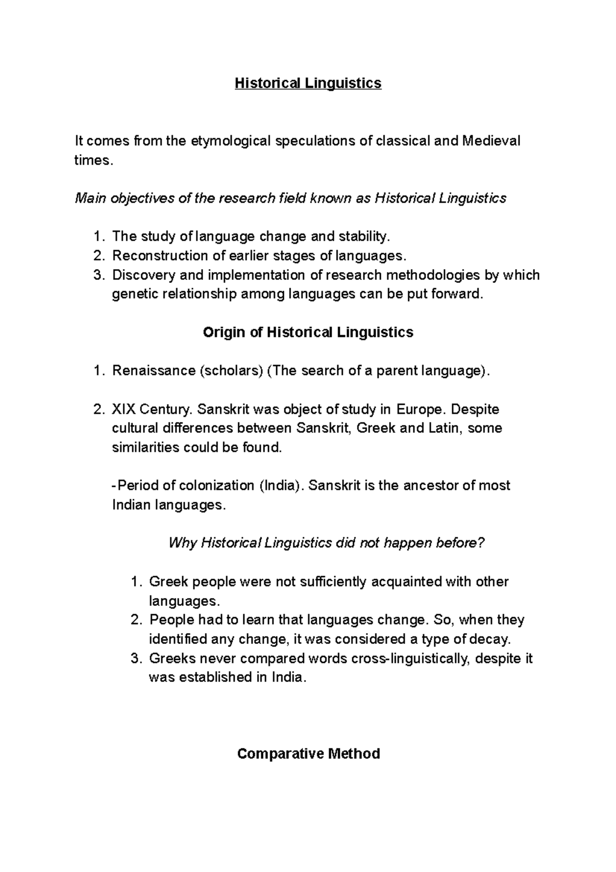 Unit 1. Introduction to the Concepts and Methods of Historical ...