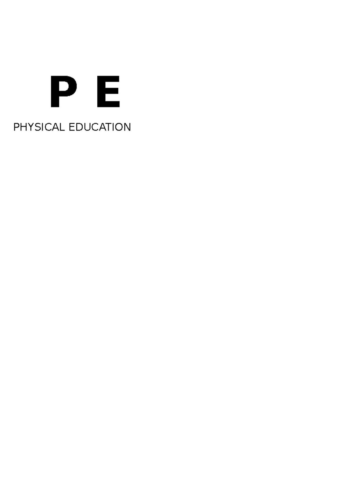 PE-9-Q1-M2-converted-1 - P E PHYSICAL EDUCATION 9 PHYSICAL EDUCATION ...