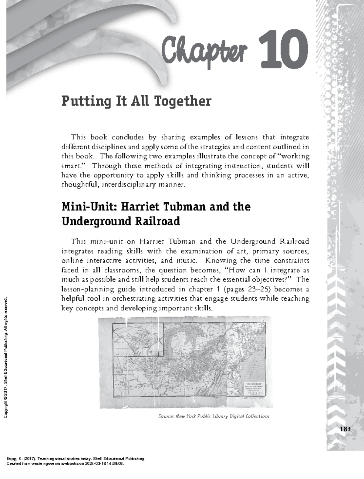 Teaching Social Studies Today - (Page 183 - Chapter 10 Putting It All ...