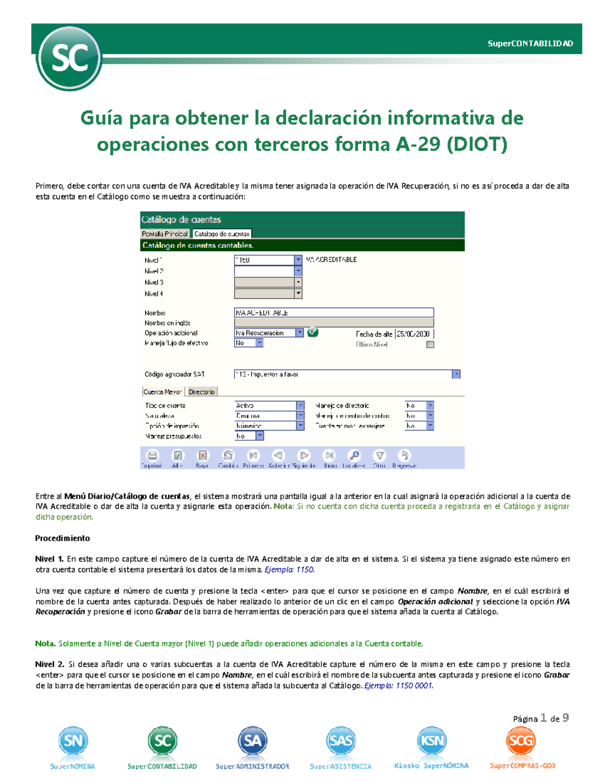 Guía DIOT - guia DIOT Mexico - GuÌa para obtener la declaraciÛn ...