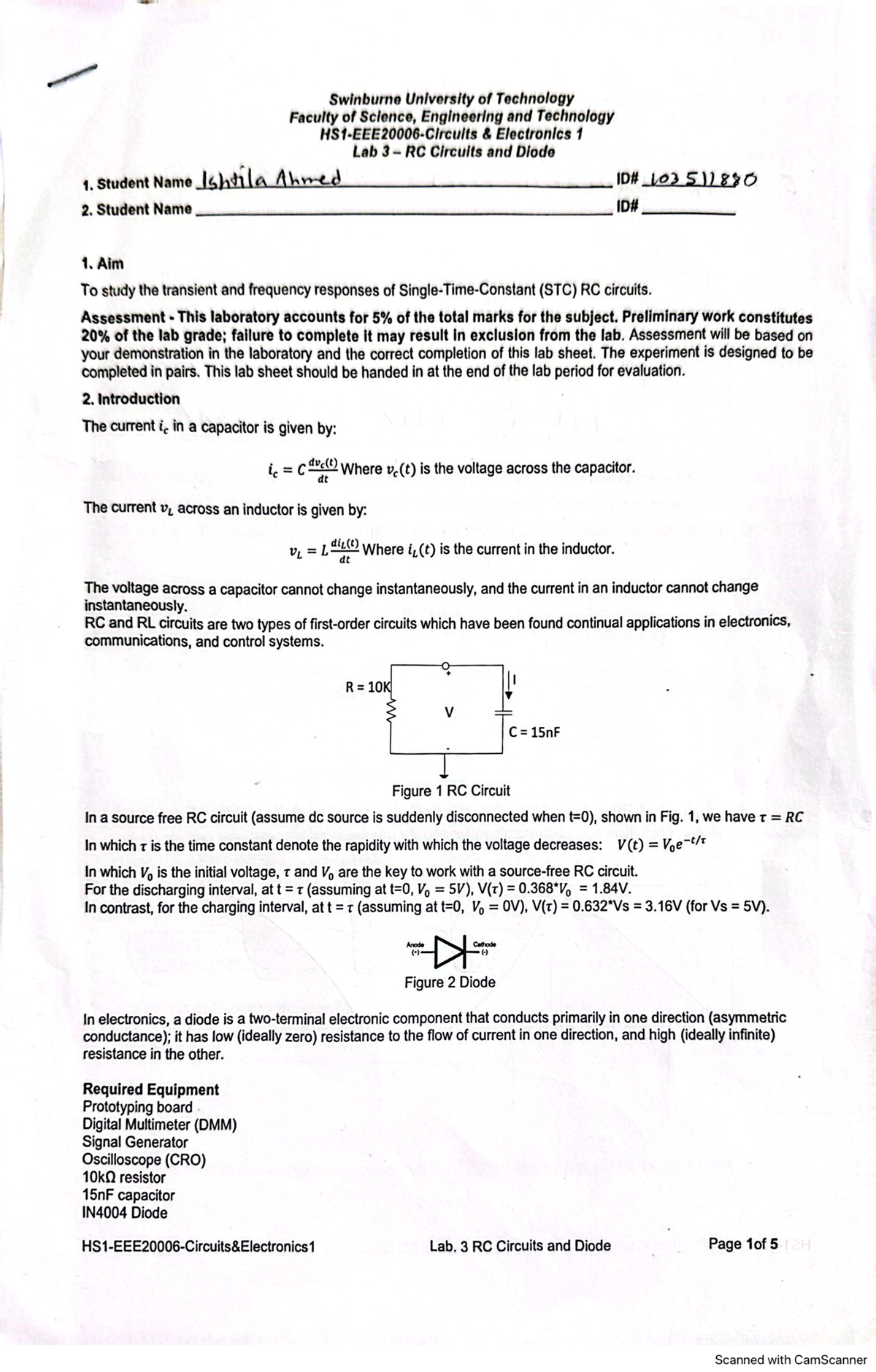 Lab 3 ee2000 6 - Summary Biomedical and Physical Sciences 1 - BIOL2062 - Studocu