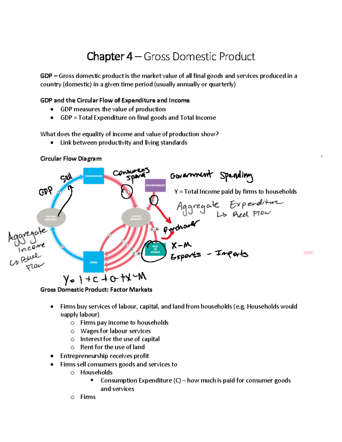Chapter 4 - Monitoring the Value of Production GDP - Warning: TT: undefined function: 32 Chapter ...