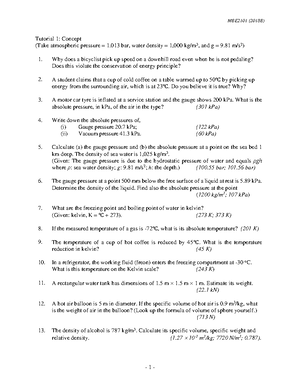 Assignment 01 - thermodynamics - Studocu
