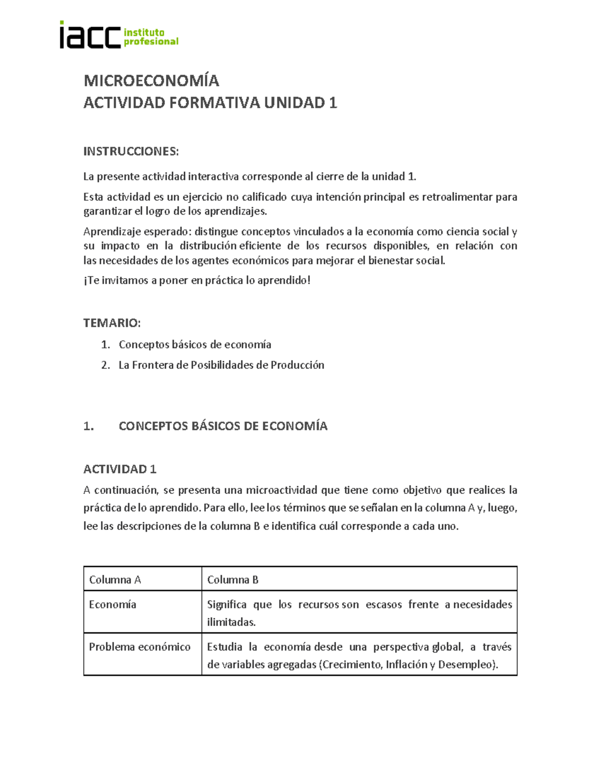 S2 Actividad Formativa Cierre Unidad ACC Micec 1102 - MICROECONOMÍA ...
