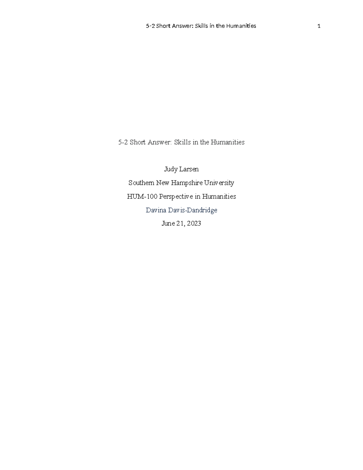 5 2 Short Answer Module 5 Assignment 5 2 Short Answer Skills In