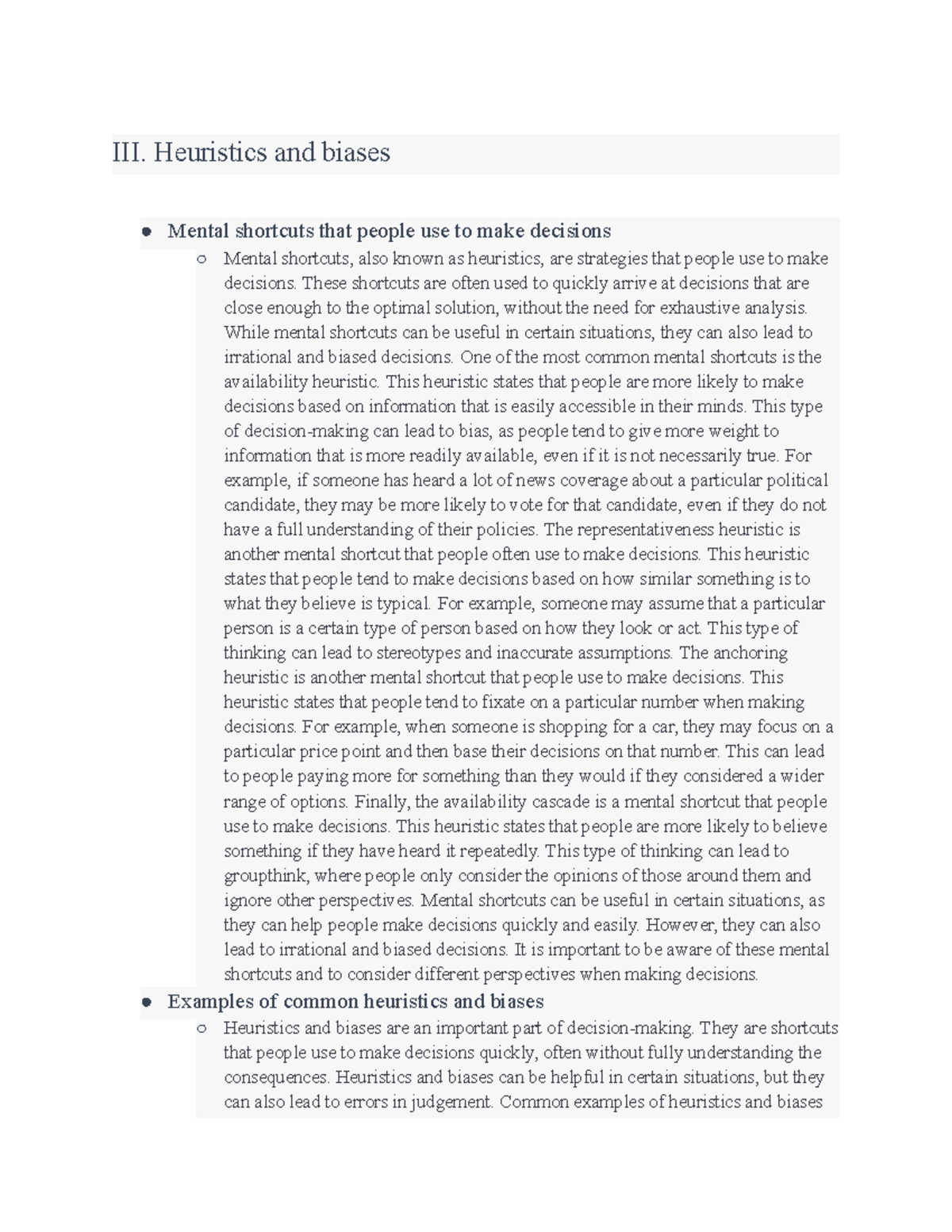 Heuristics, biases, Nudging, and The role of emotions in decision ...