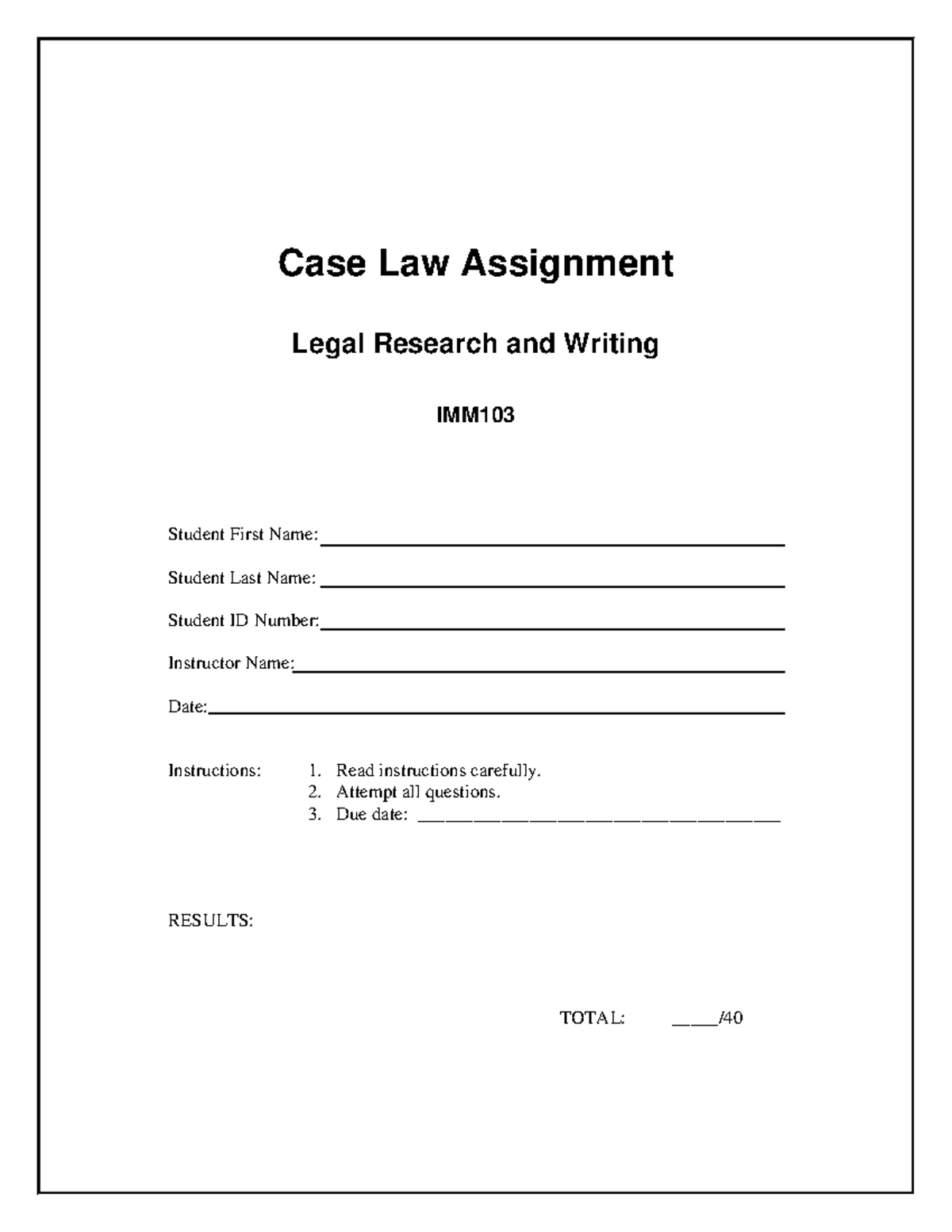 Case Law Assignment 2016 1018 Case Law Assignment Legal Research And case-law-assignment-2016-1018-case-law-assignment-legal-research-and
