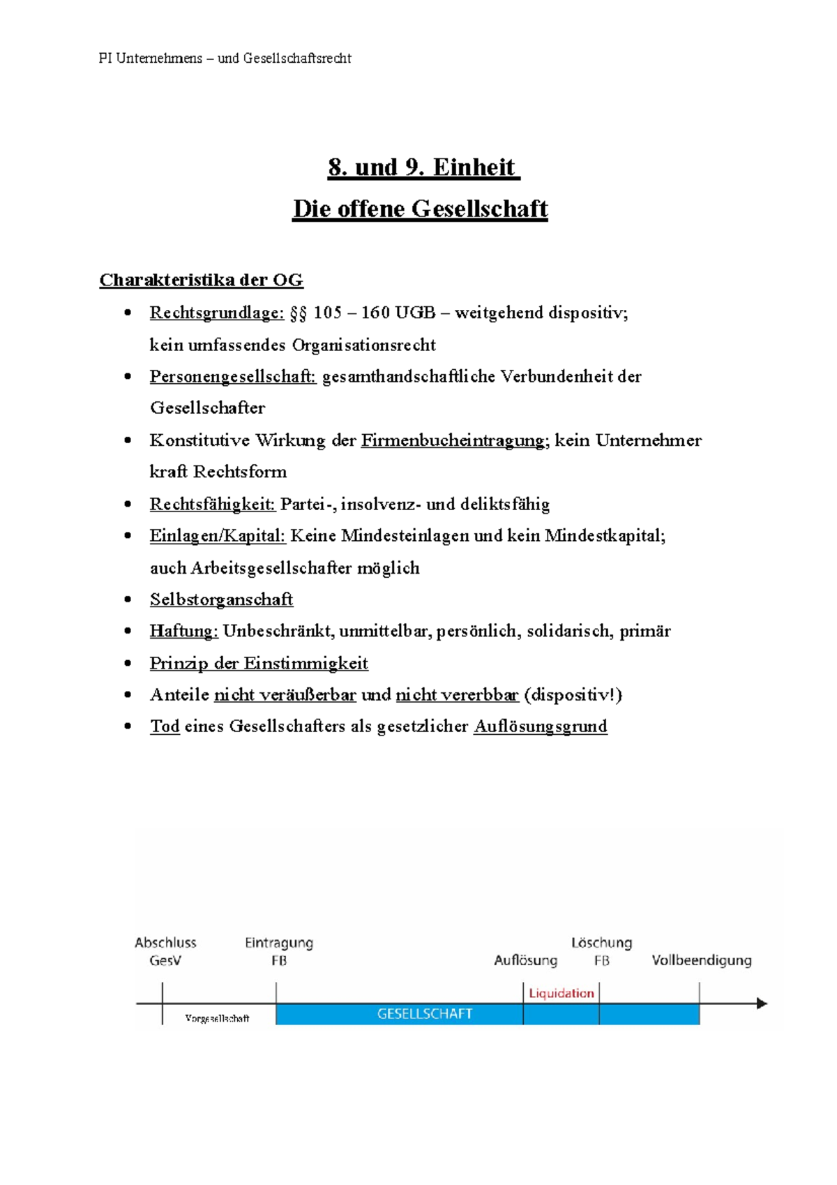 UR OG Einheit 8+9 - 8. und 9. Einheit Die offene Gesellschaft ...