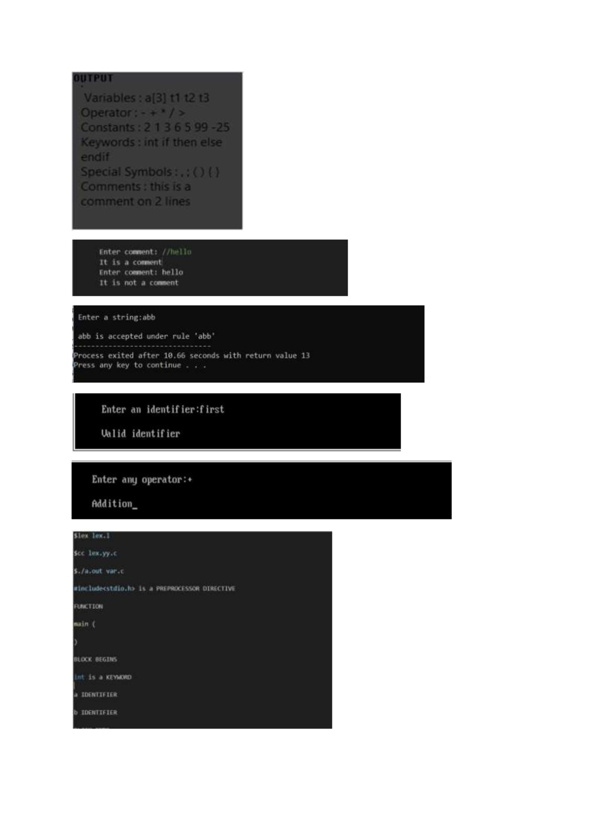 Complier output - kim - computer science - Studocu