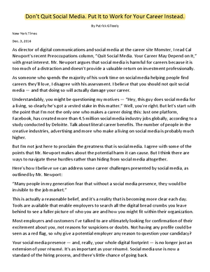 Preliminary Essay Outline Student Sample - School of Advancement ...