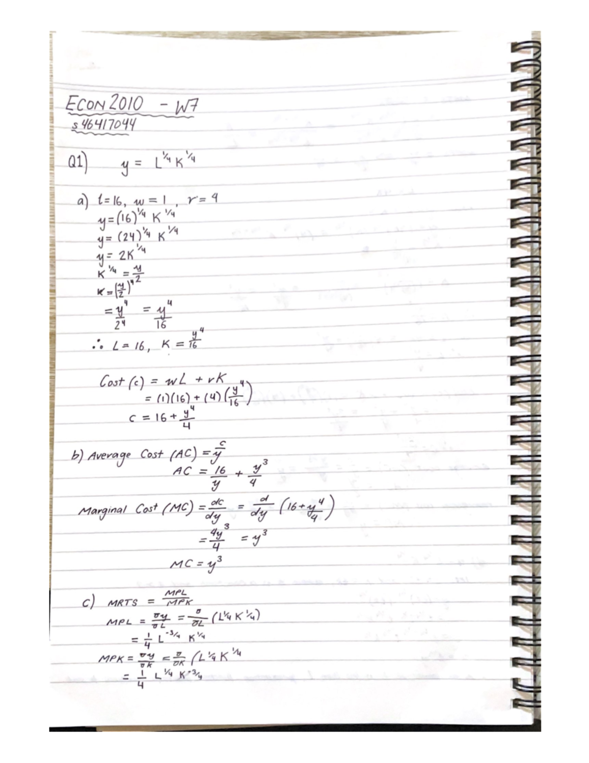 ECON 2010 Week 7 Tutorial Answers - Semester 1, 2022 - ECON2010 - Studocu