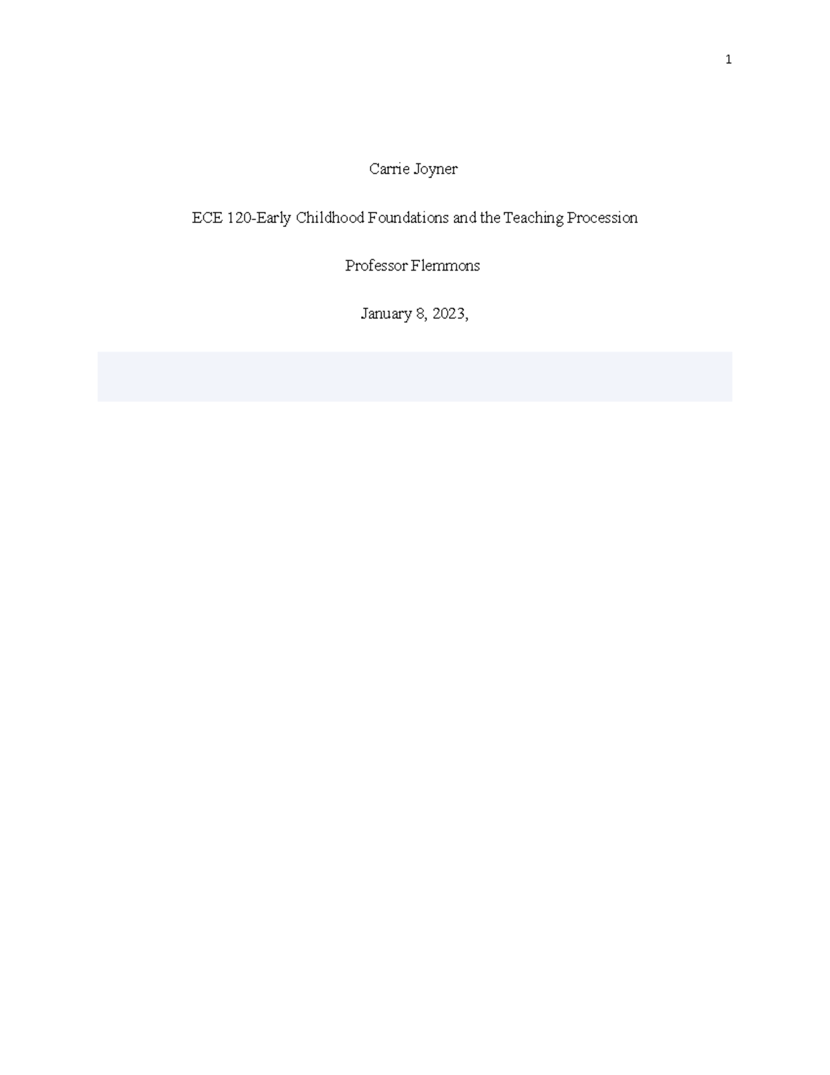 Topic 5 ece 120 speech - assignment - Carrie Joyner ECE 120-Early ...