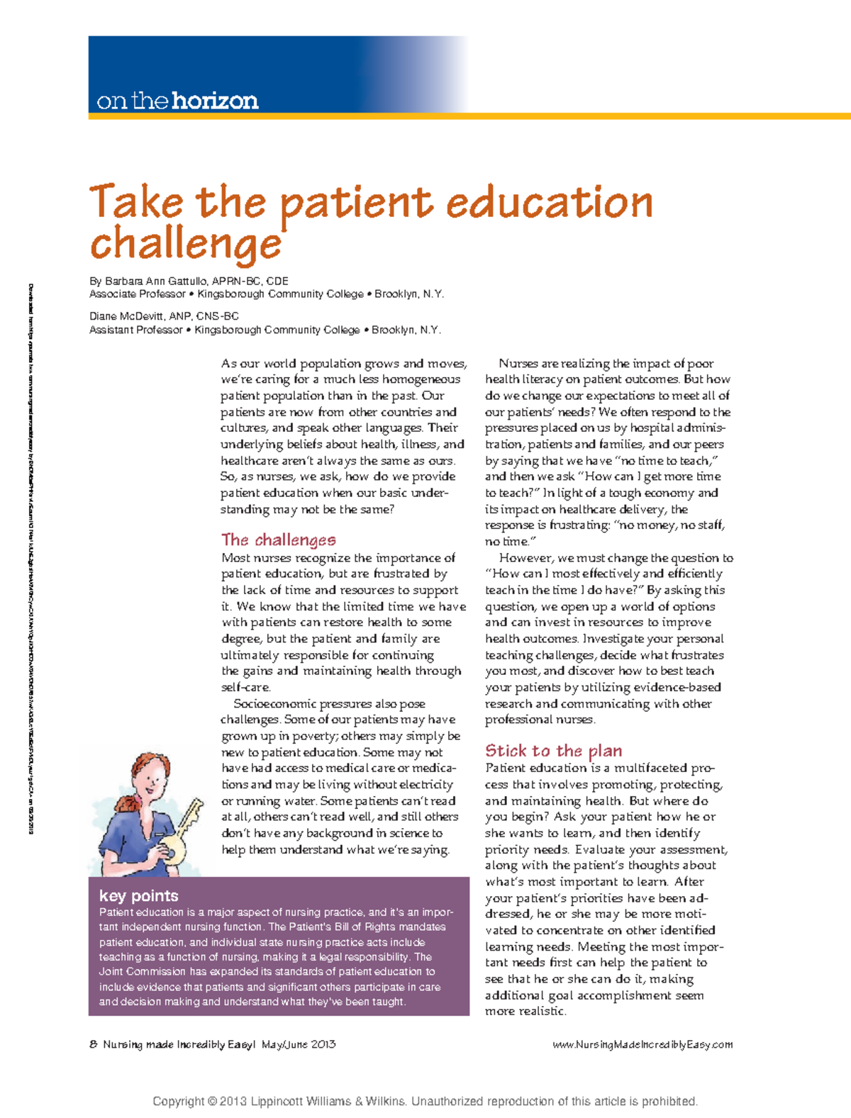 Take the patient education challenge-1 - Downloaded from journals.lww ...