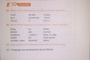 C Programming Language Part - 1 Programs with outputs - P/> Programs ...