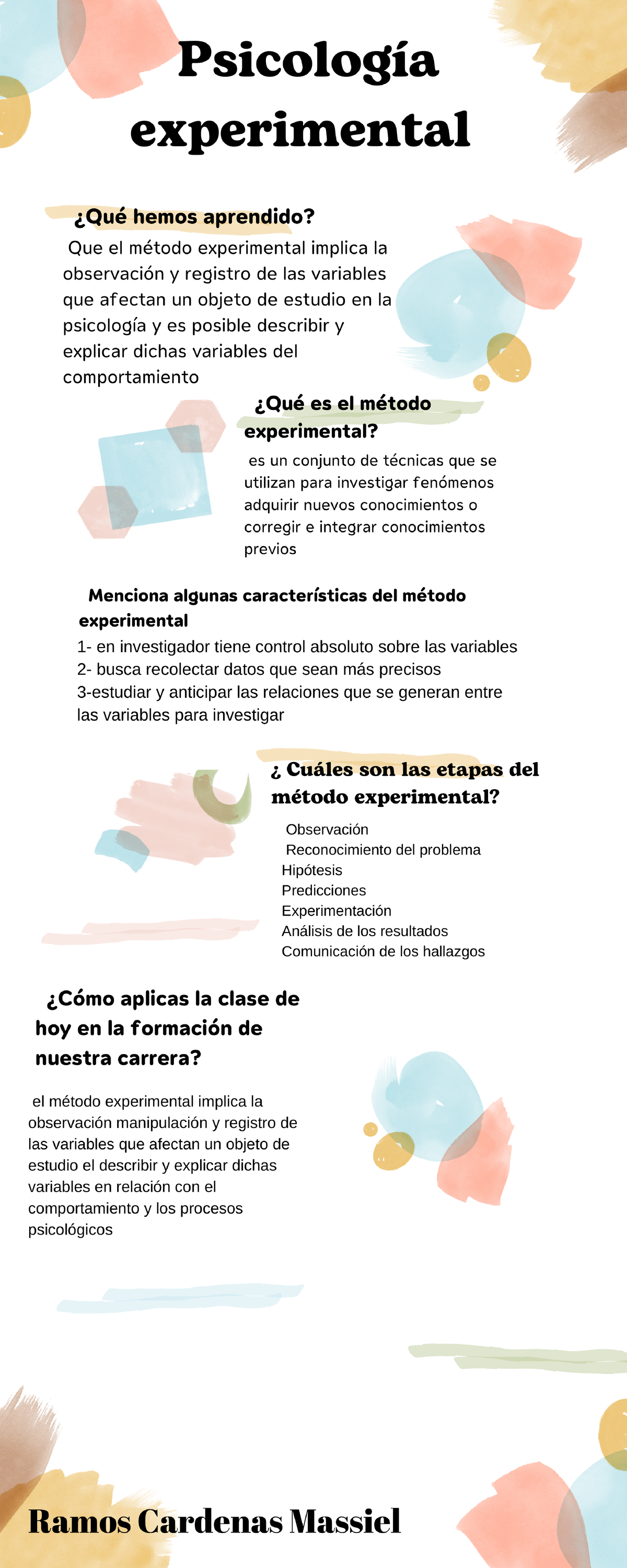 Psicologia Experimental Semana 1 - Psicología experimental - Studocu