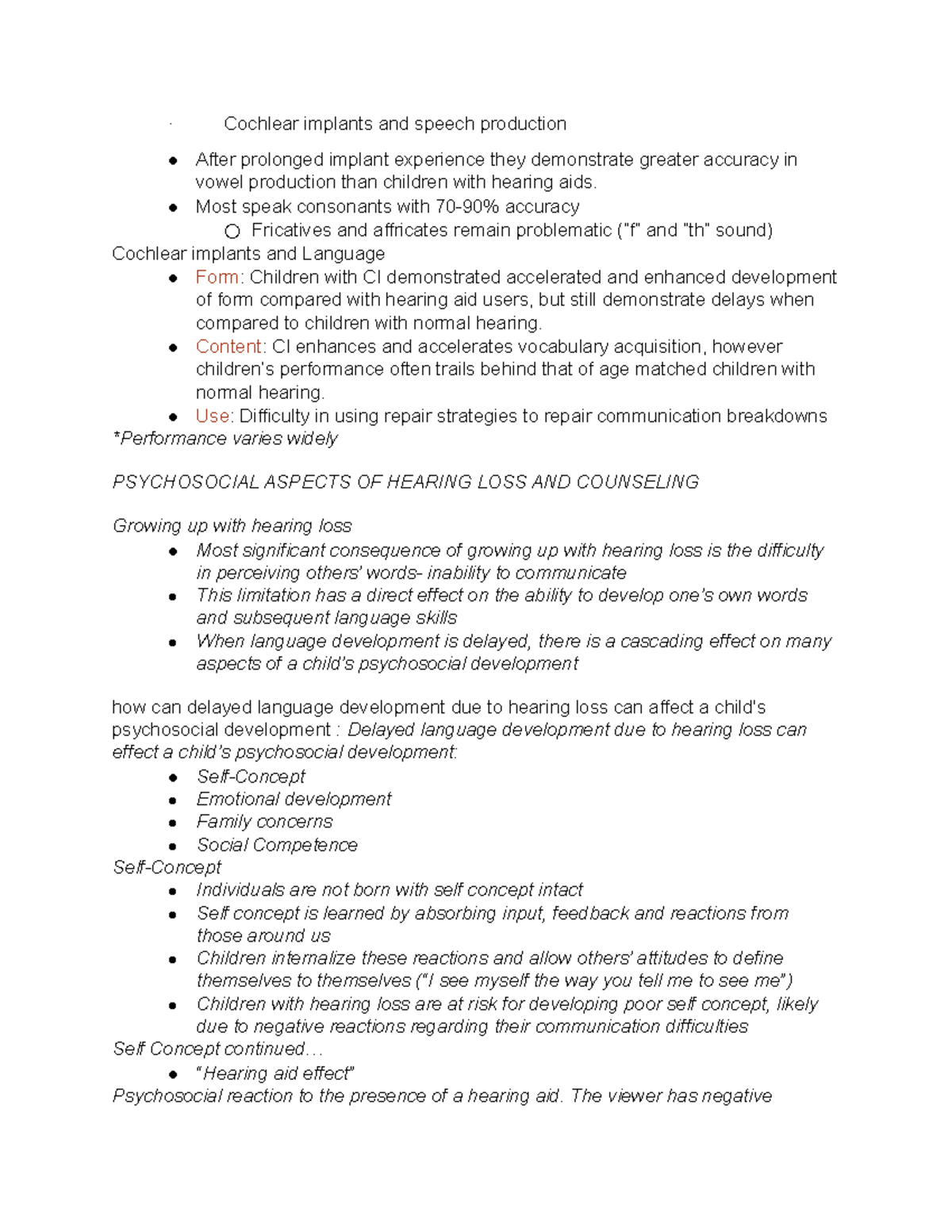 Comd chap 5 - Communication Sciences and Disorders Aural Rehab lecture ...