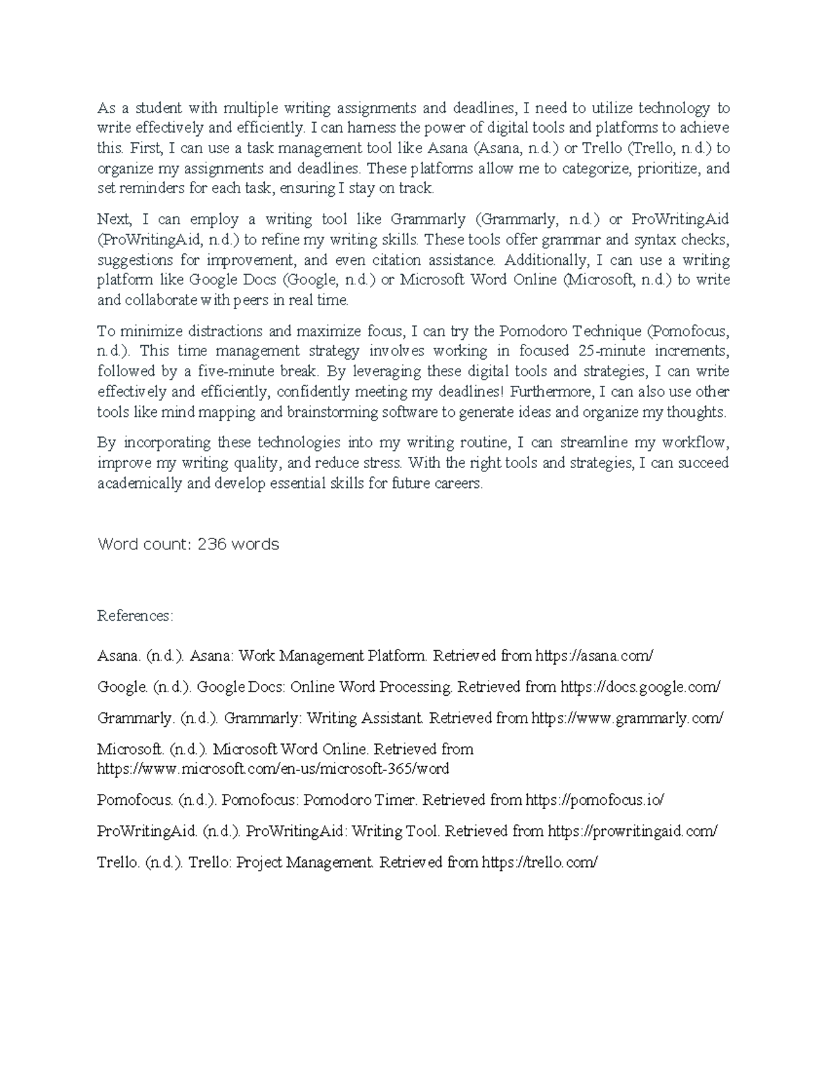 Discussion Forum Unit 3 - As a student with multiple writing ...