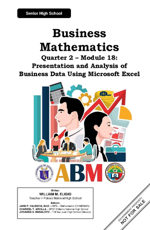 Business Mathematics Quarter 2 Module 1 Week 1-2 - Quarter 2 – Module 1: Commissions 11 ...