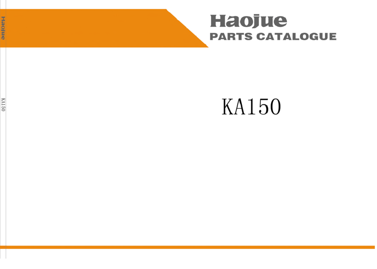 626112478- Haojue-KA150 - This catalogue is edited according to the ...