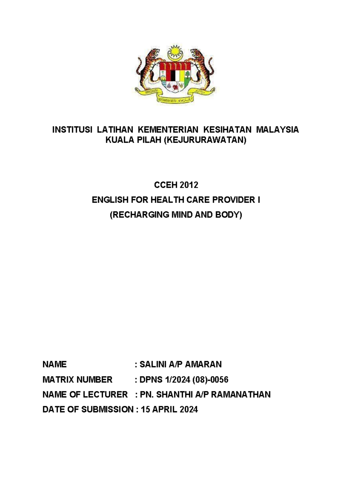 Template CCEH - Hunbnn - Computer Science - INSTITUSI LATIHAN ...