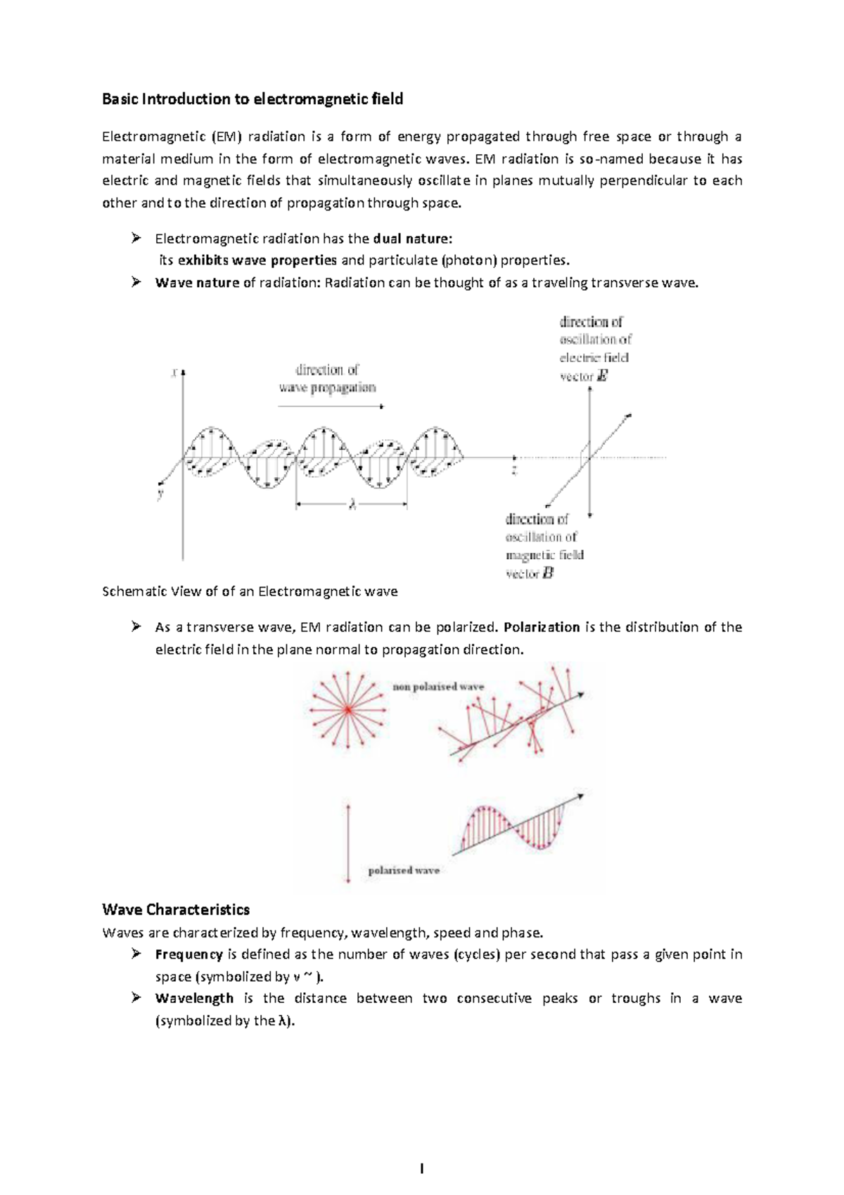 Basic Introduction to electromagnetic field - Basic Introduction to ...