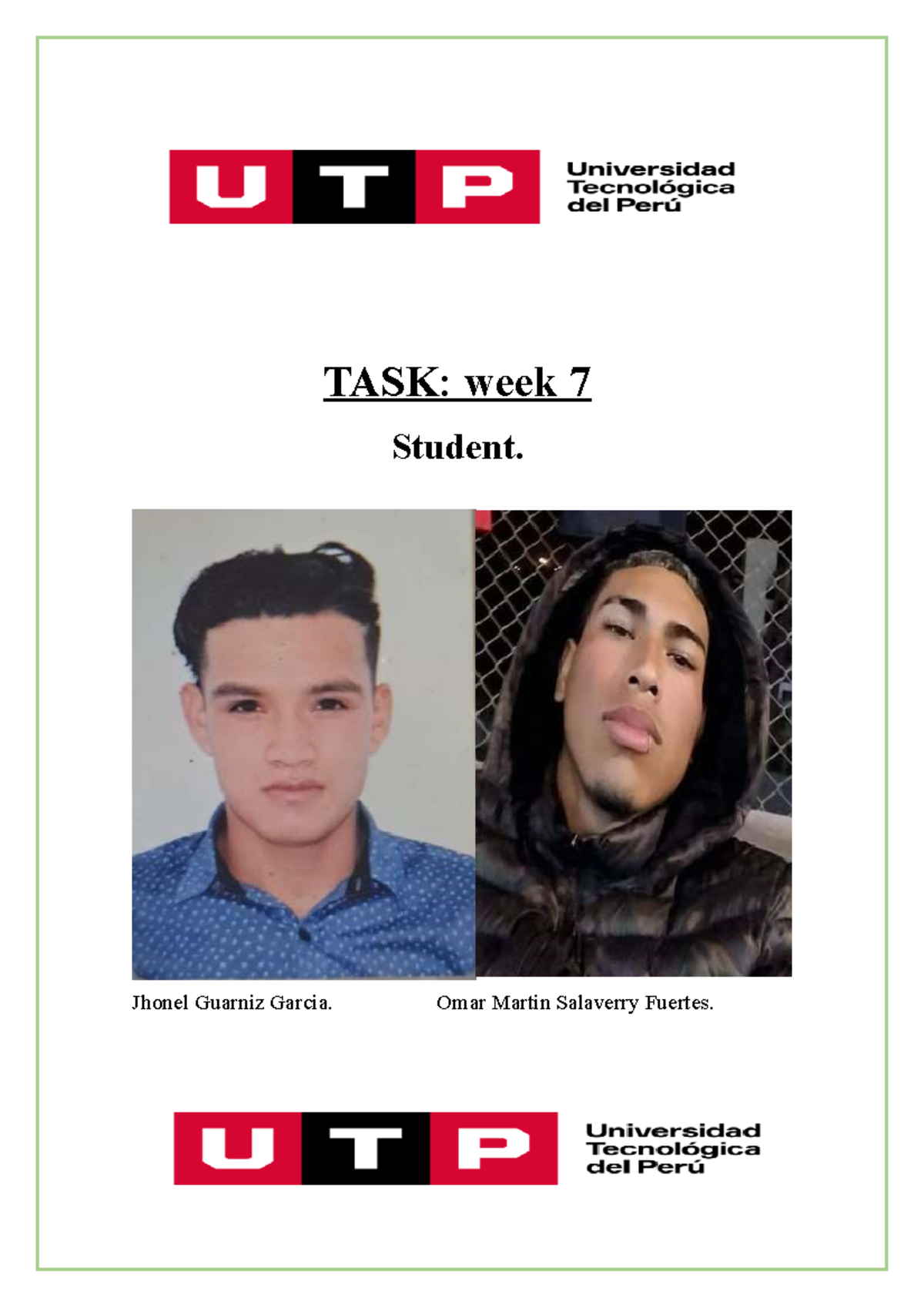 AC S07 Week 7 Task Assignment Where is the hospital - TASK: week 7 Student. Jhonel Guarniz ...