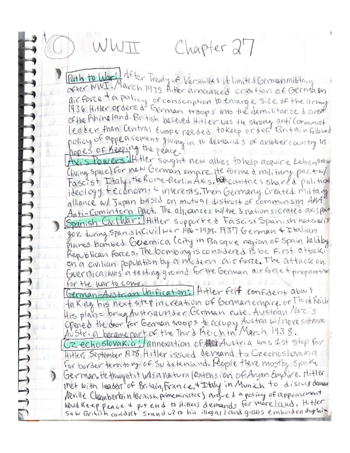 Chapter 27 WWII - HIST1301 - UTRGV - Studocu