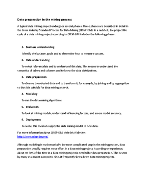 “DATA Mining IN Education” - Introduction to Data Mining CASE STUDY ...