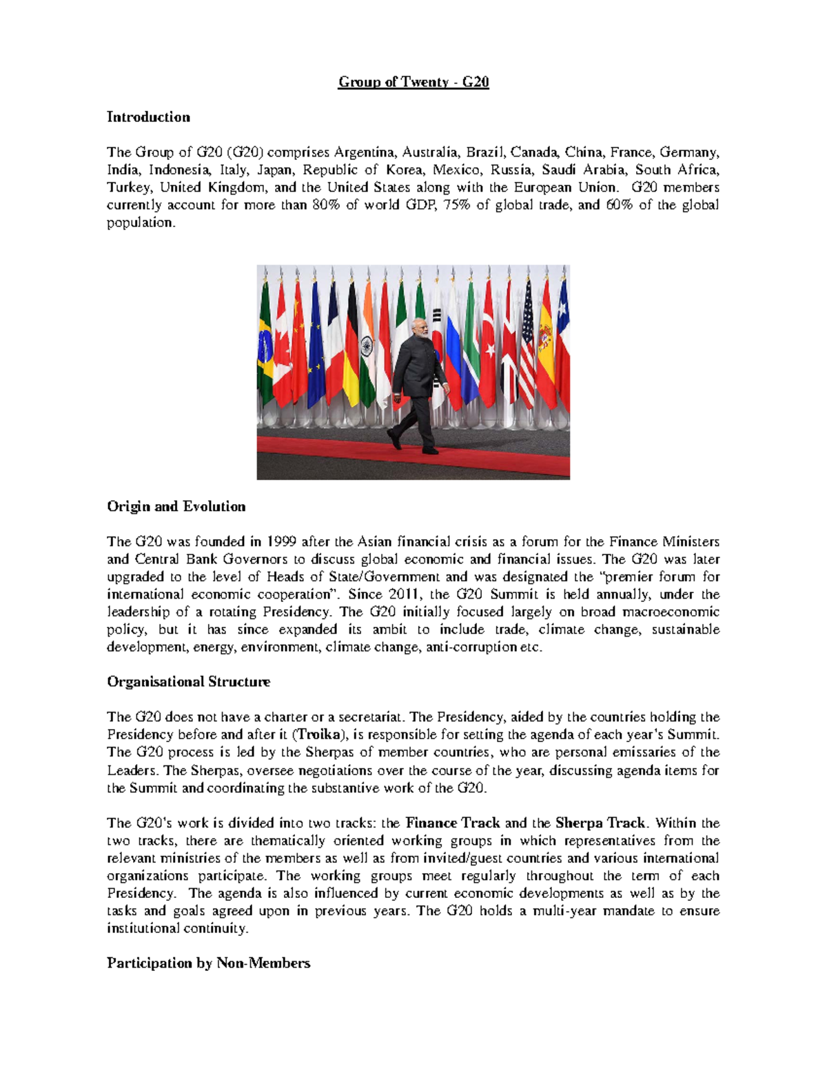 G20 Brief for website - 27 - Group of Twenty - G Introduction The Group ...