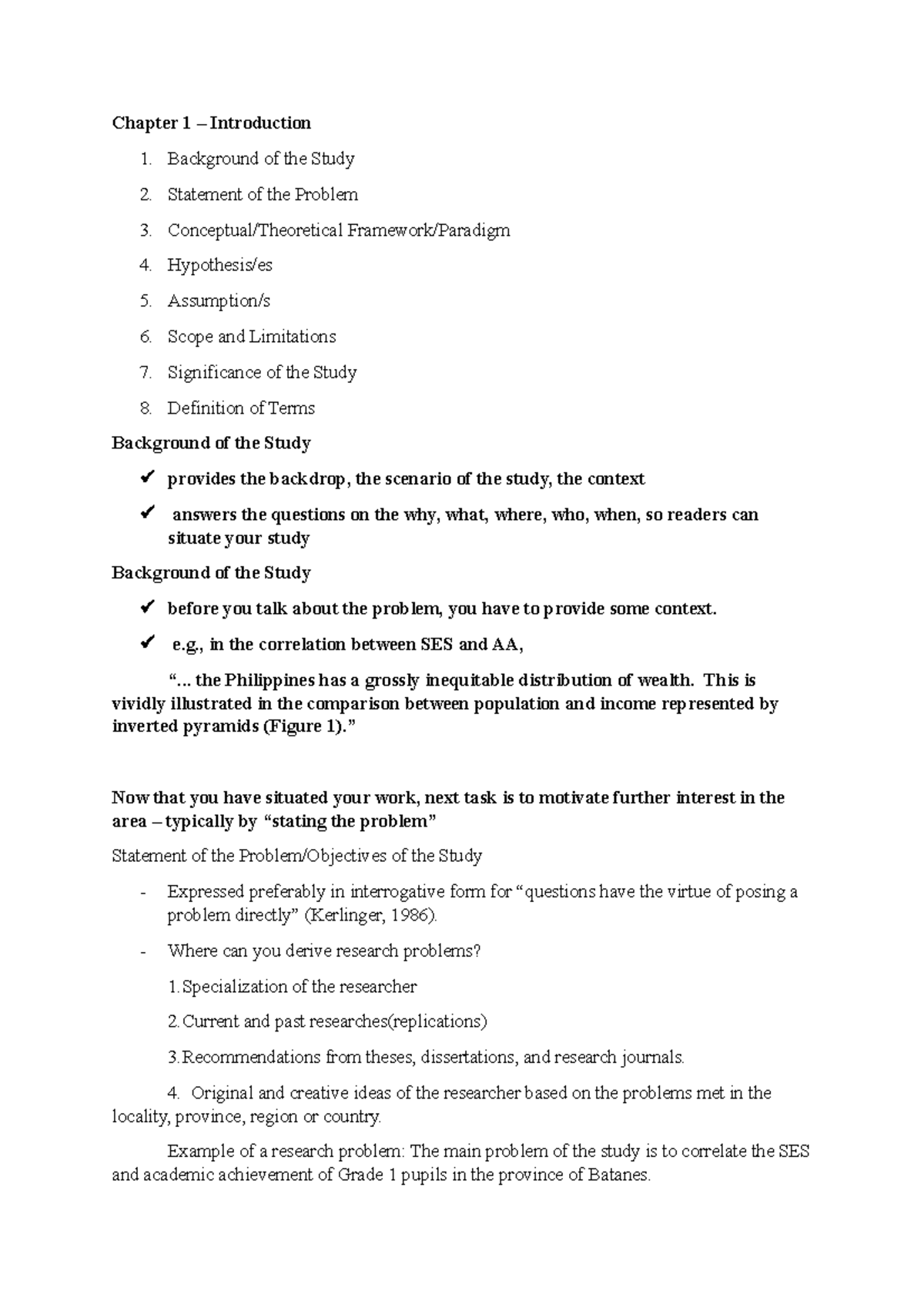 Inquiries Investigation and Immersion STEM 12 - Chapter 1 ...