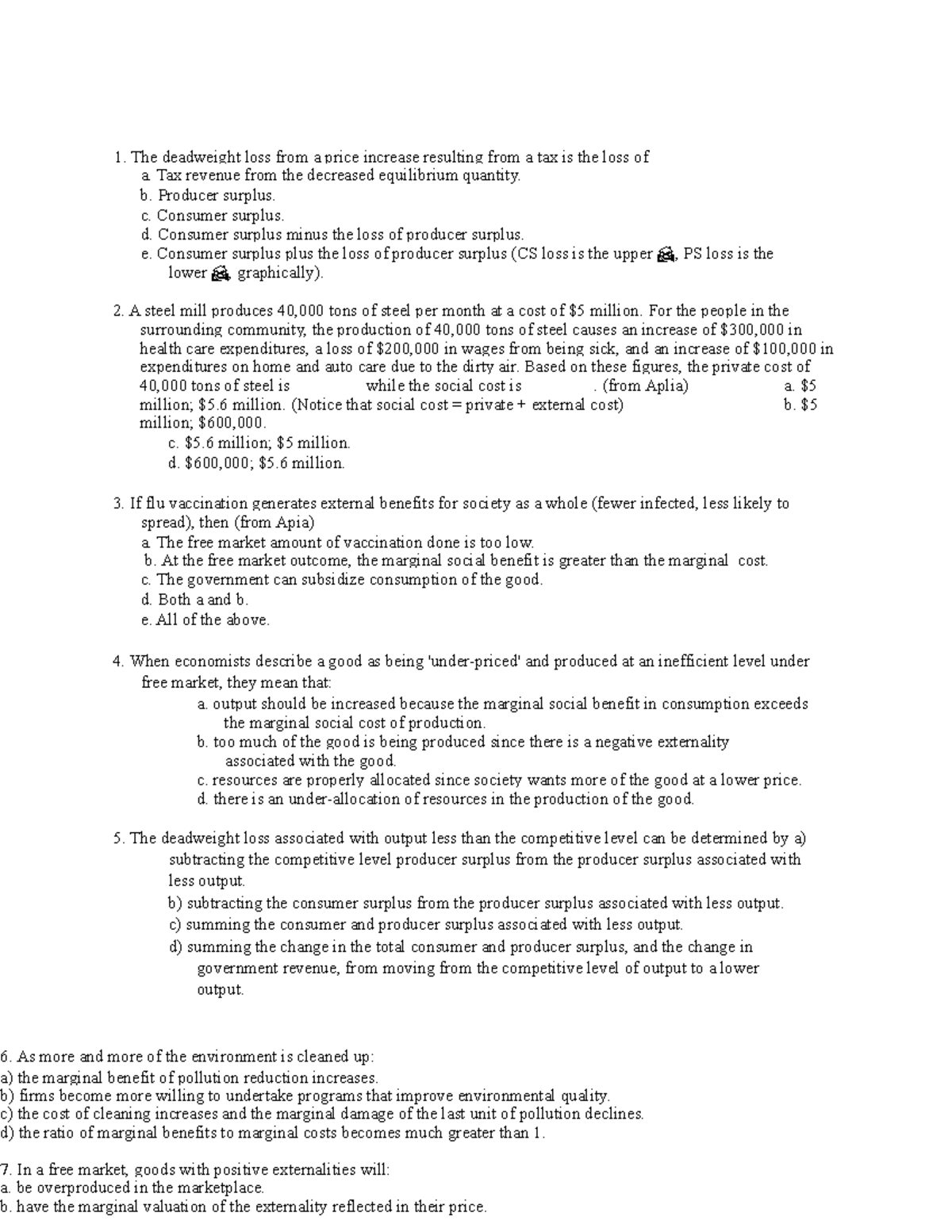 Chapter 5 Econ The Deadweight Loss From A Price Increase Resulting chapter-5-econ-the-deadweight-loss-from-a-price-increase-resulting