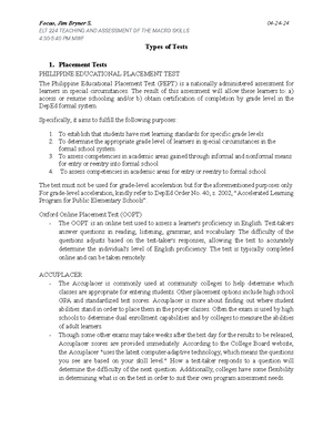 Reading- Comprehension - LEVEL 1 instruction al Date Title of the Story SCORE The Map Dan’ Van ...