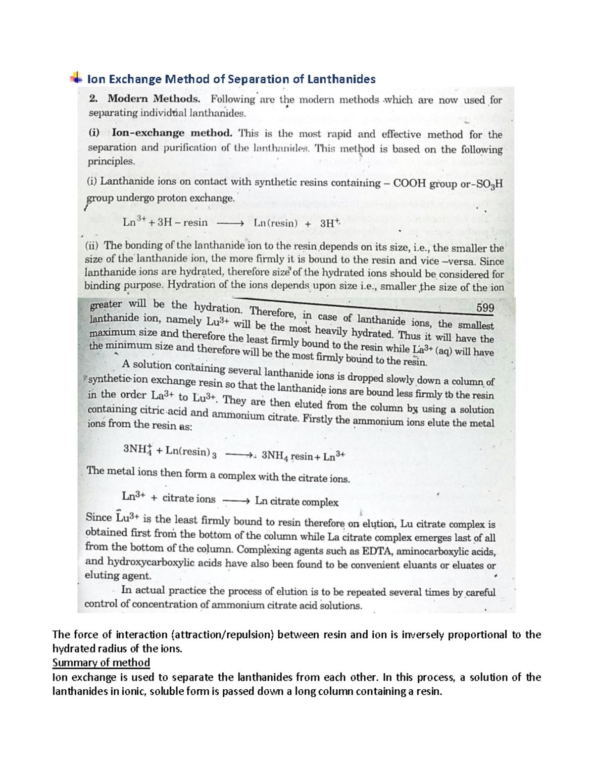 What Is The Principle Of Ion Exchange Method For Water Treatment ...