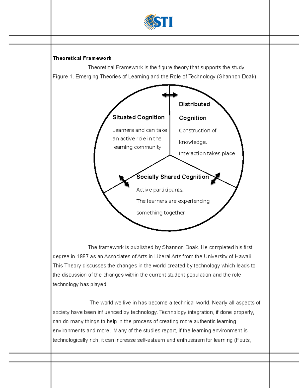 Theoretical Framework - Theoretical Framework Theoretical Framework is ...