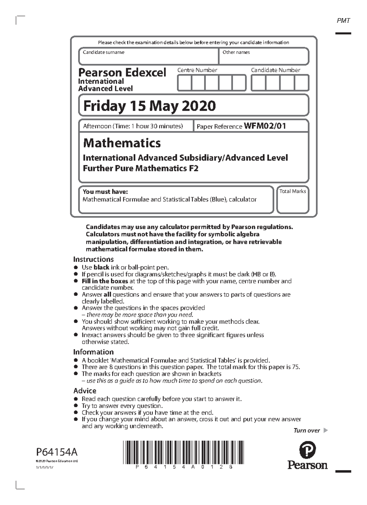 June 2020 QP - alevel study - Please check the examination details ...