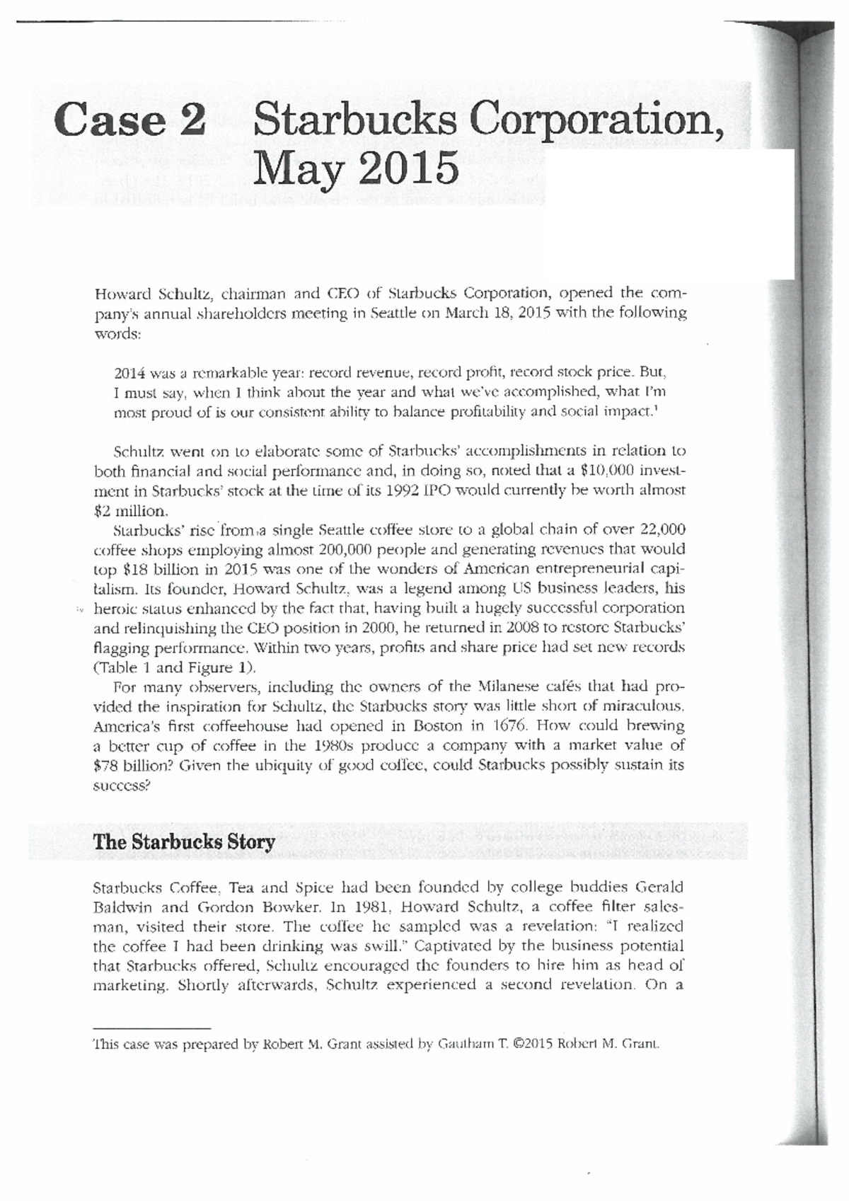 Starbucks 2015 - This course introduces students to the theoretical ...