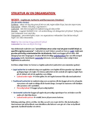 Exempel på en rapports uppbyggnad - En rapports uppbyggnad : Framsida ...