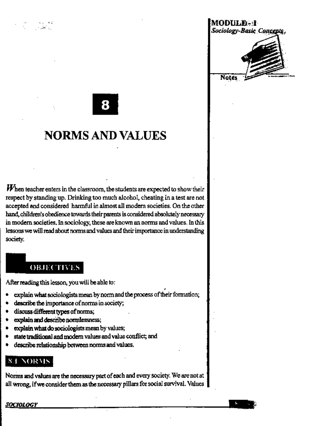 L-8 Norms AND Values Norms and Values (516 KB) - Sociological Theories ...