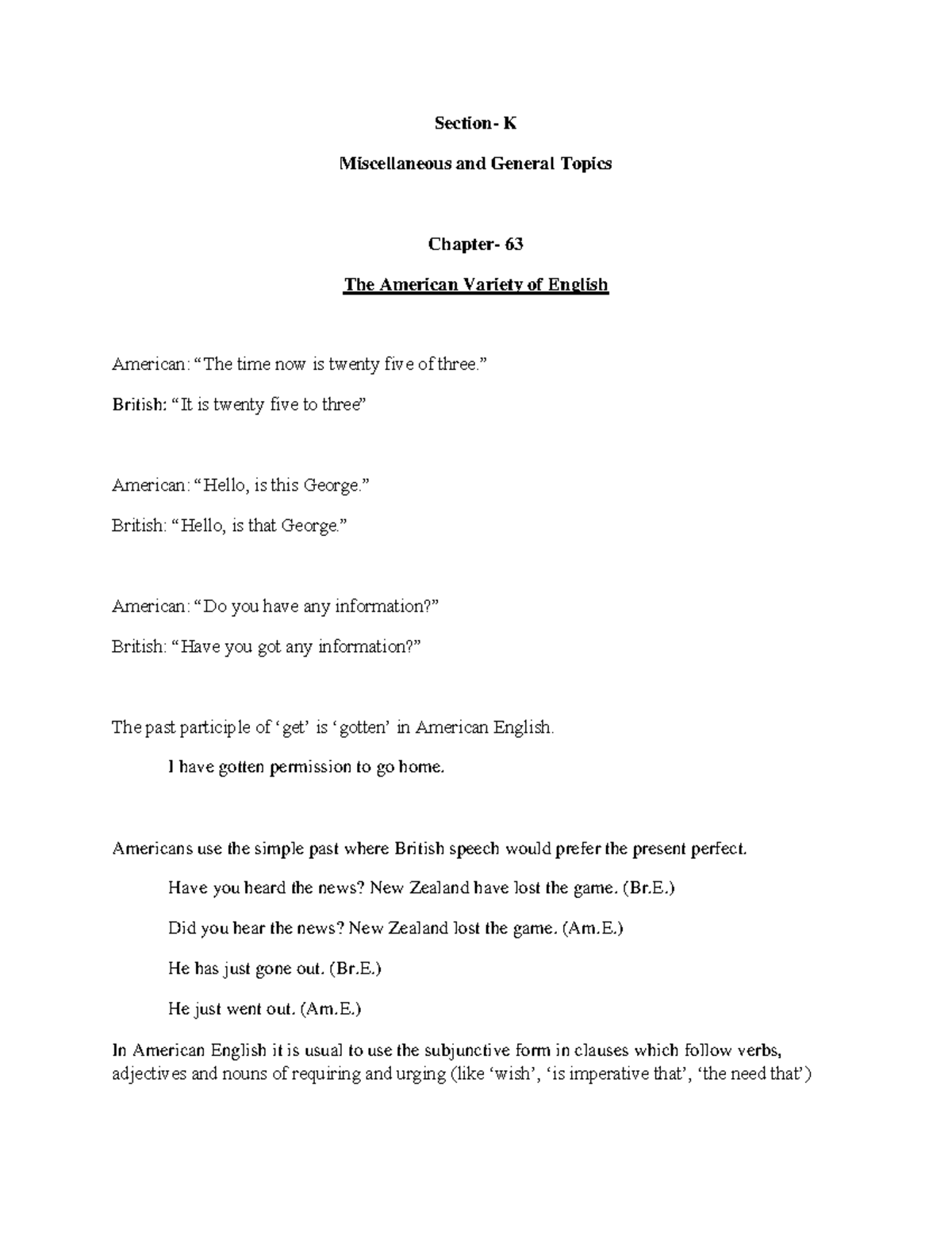 73512-11 - Fine Tune Your English,Revision notes - Section- K ...