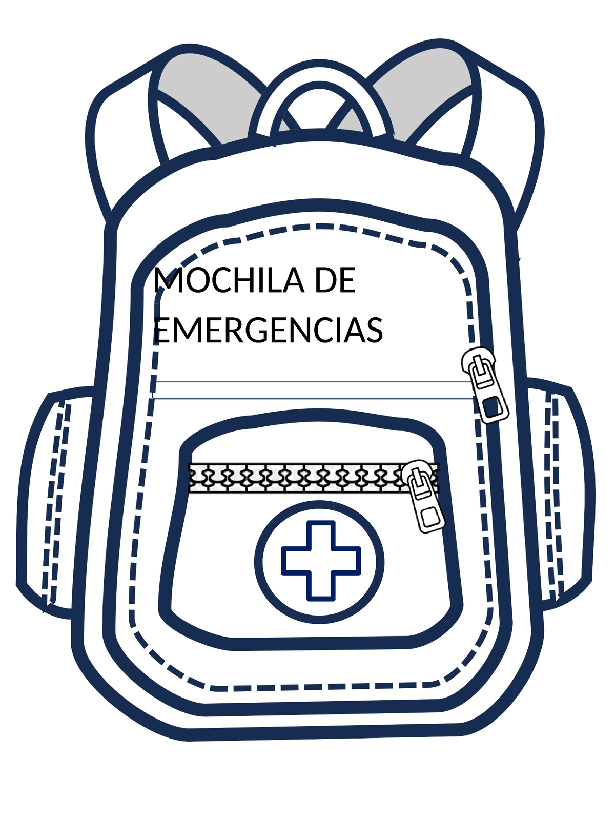 Mochila de emergencia - Comunicacion - MOCHILA DE EMERGENCIAS + MOCHILA ...
