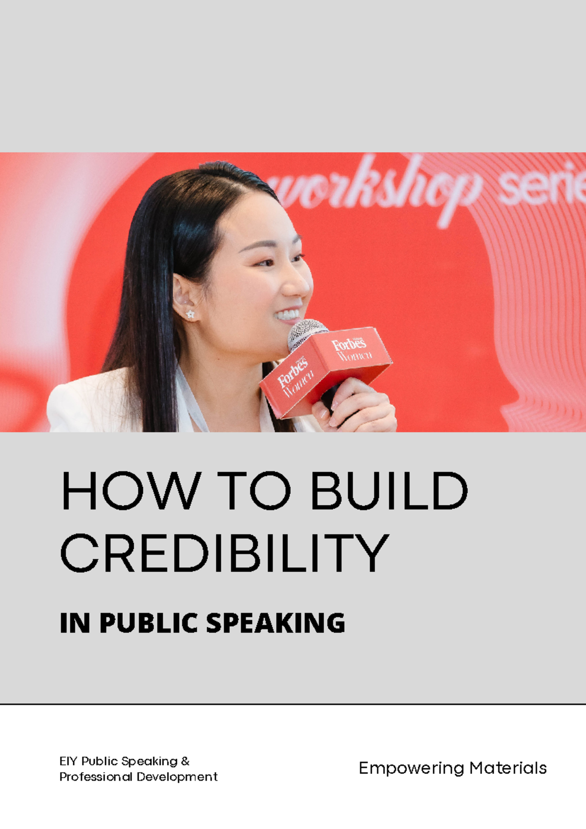 EIY How to build credibility - HOW TO BUILD CREDIBILITY IN PUBLIC ...