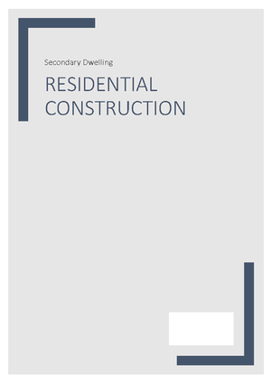 QBCC Contract for assignment - UXB110 - QUT - Studocu