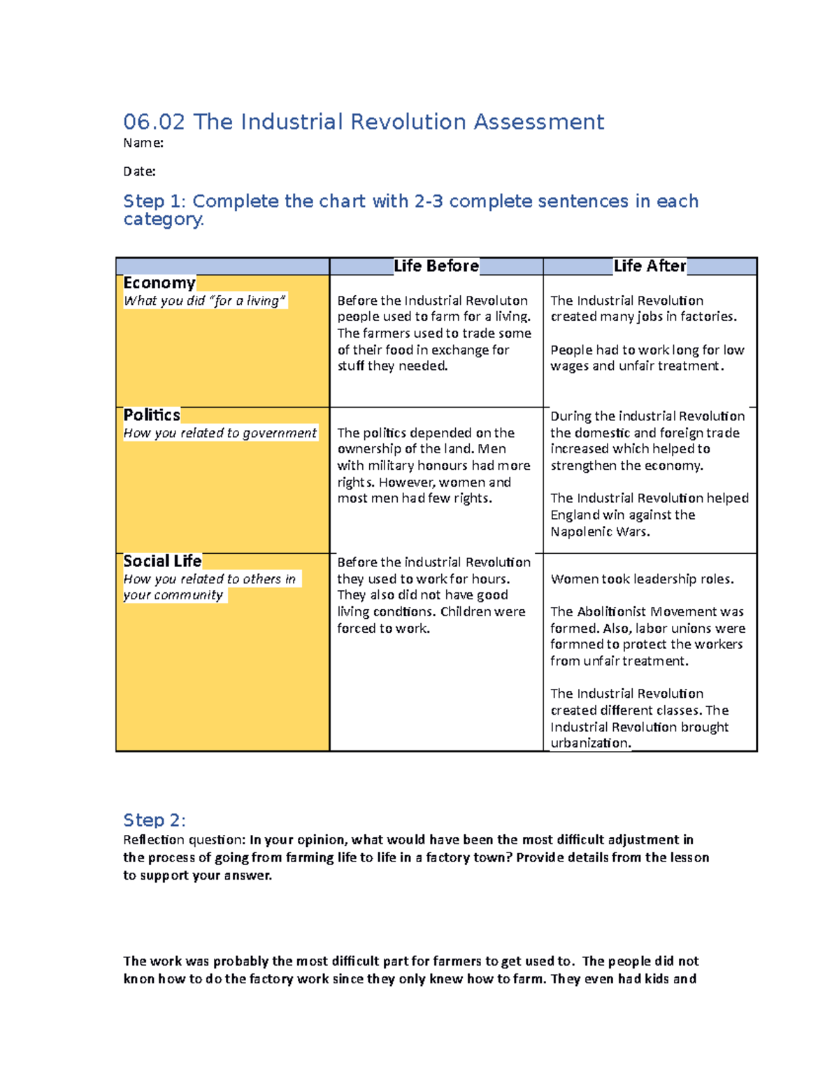 The industrial revolution Alexander Turino - 06 The Industrial ...